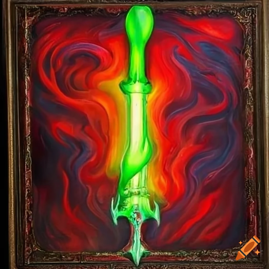 Swords images created on Craiyon