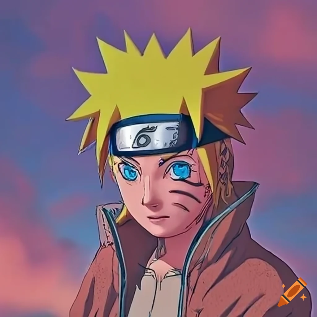 Portrait of naruto character on Craiyon