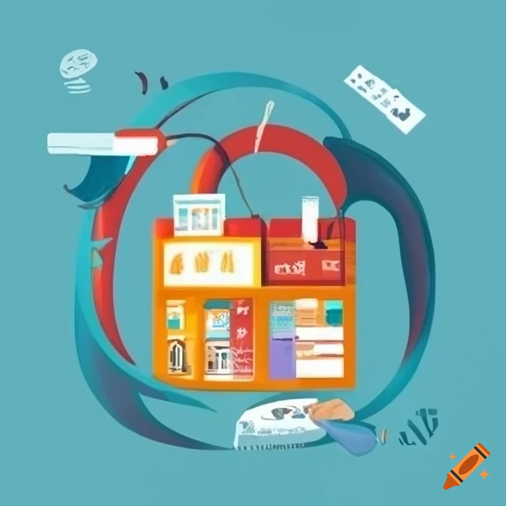 Infographics summarizing consumer rights and protection laws on Craiyon