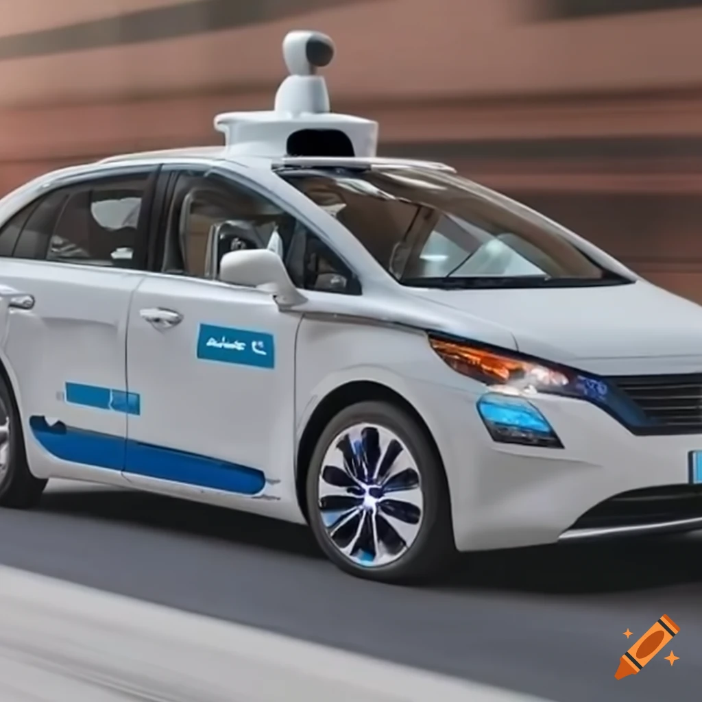 Self-driving cars on Craiyon