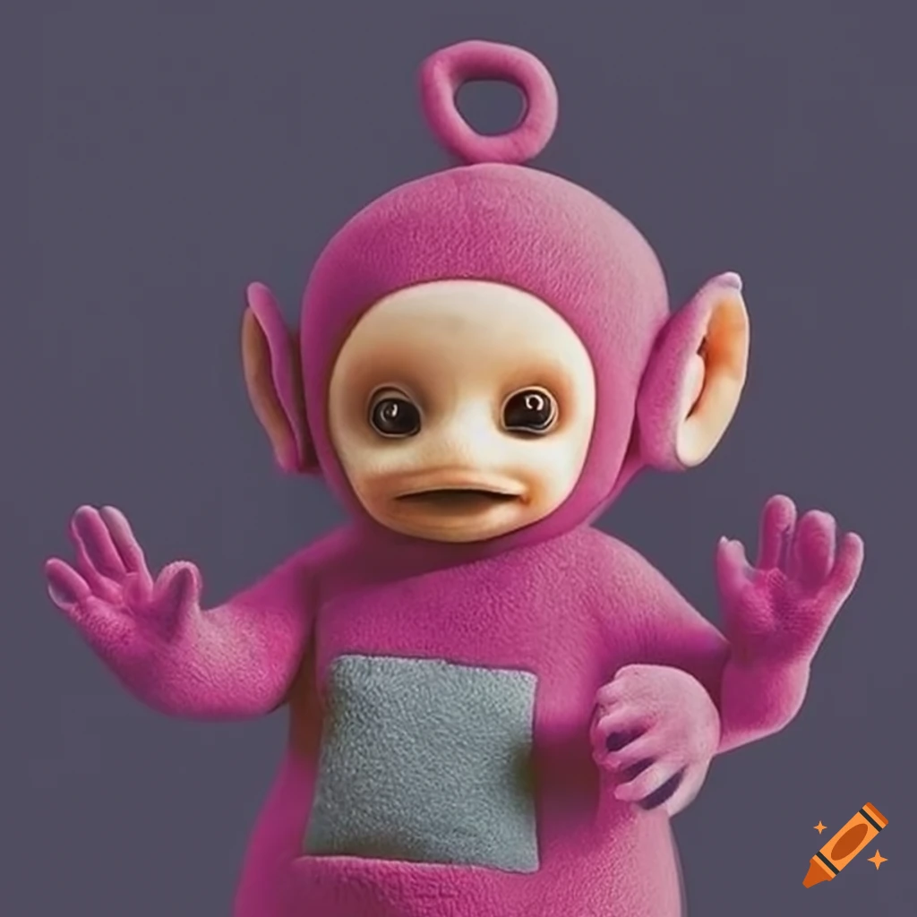 Teletubbie with organs on Craiyon
