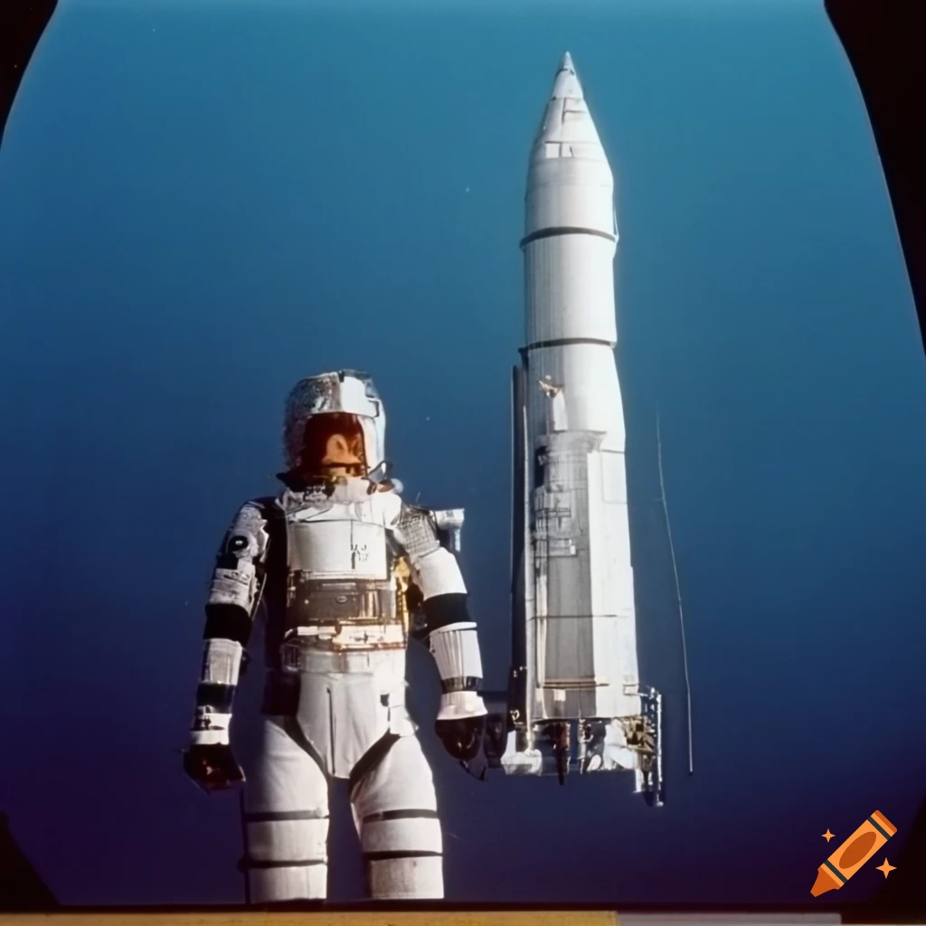 National geographic photograph of rom spaceknight from 1983 on Craiyon