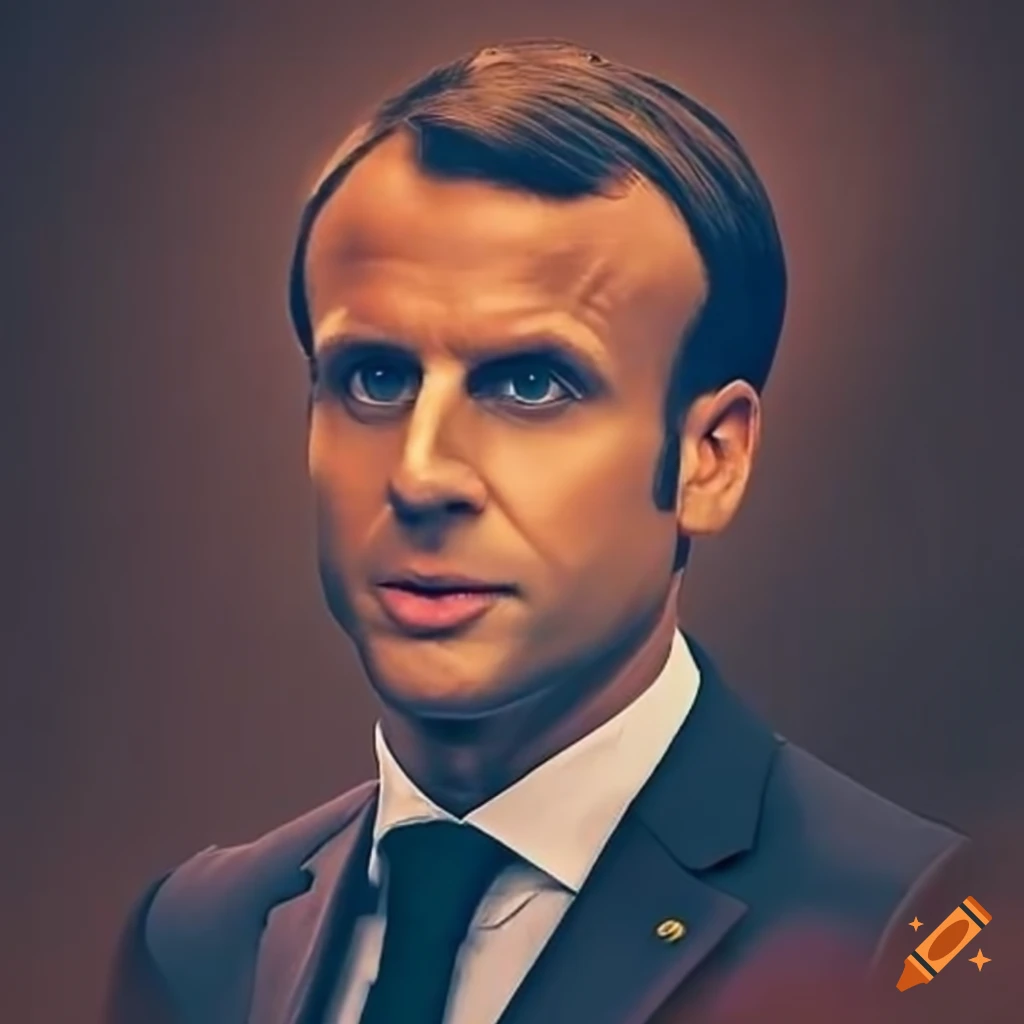 Macron On Craiyon