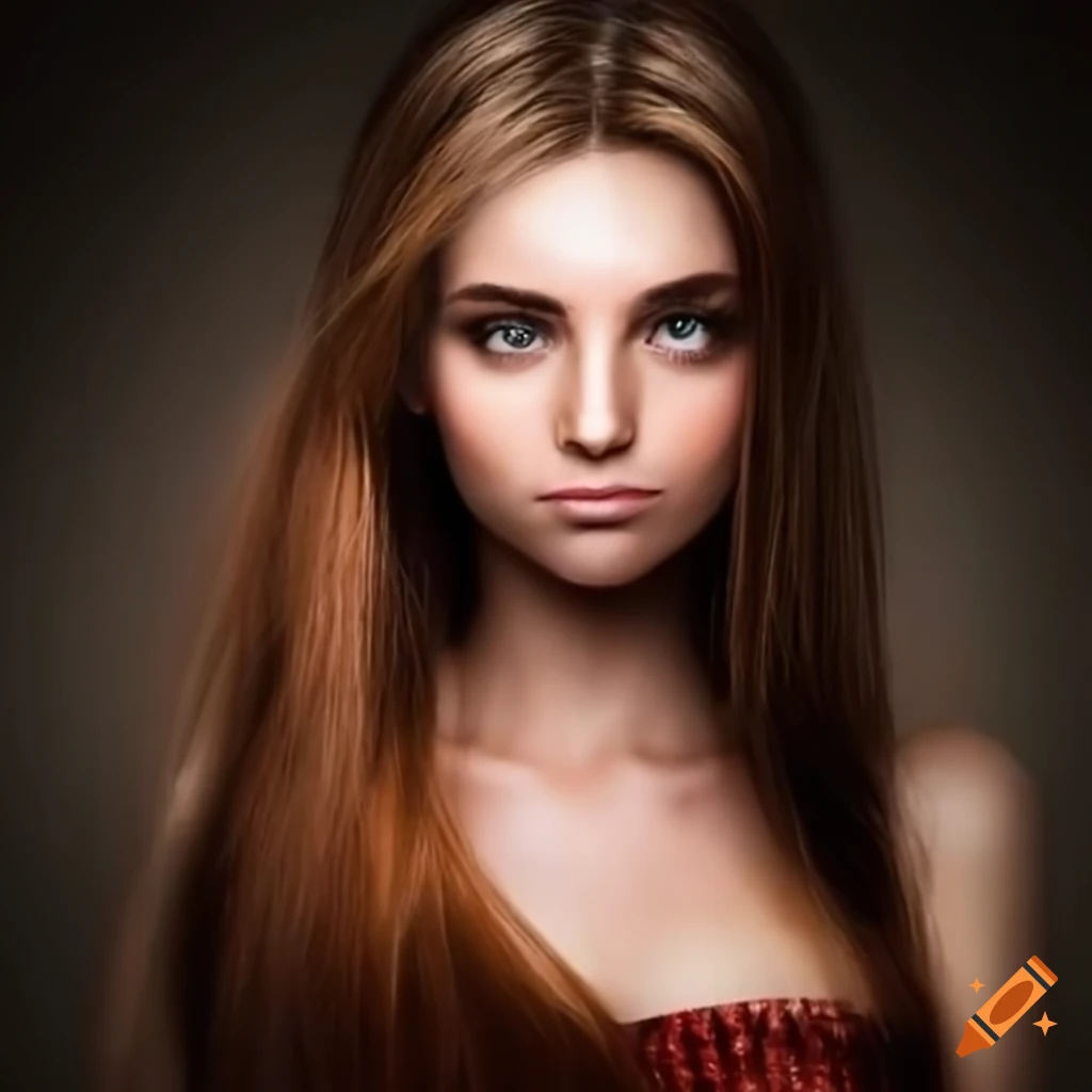 Beautiful woman with expressive eyes and radiant smile on Craiyon