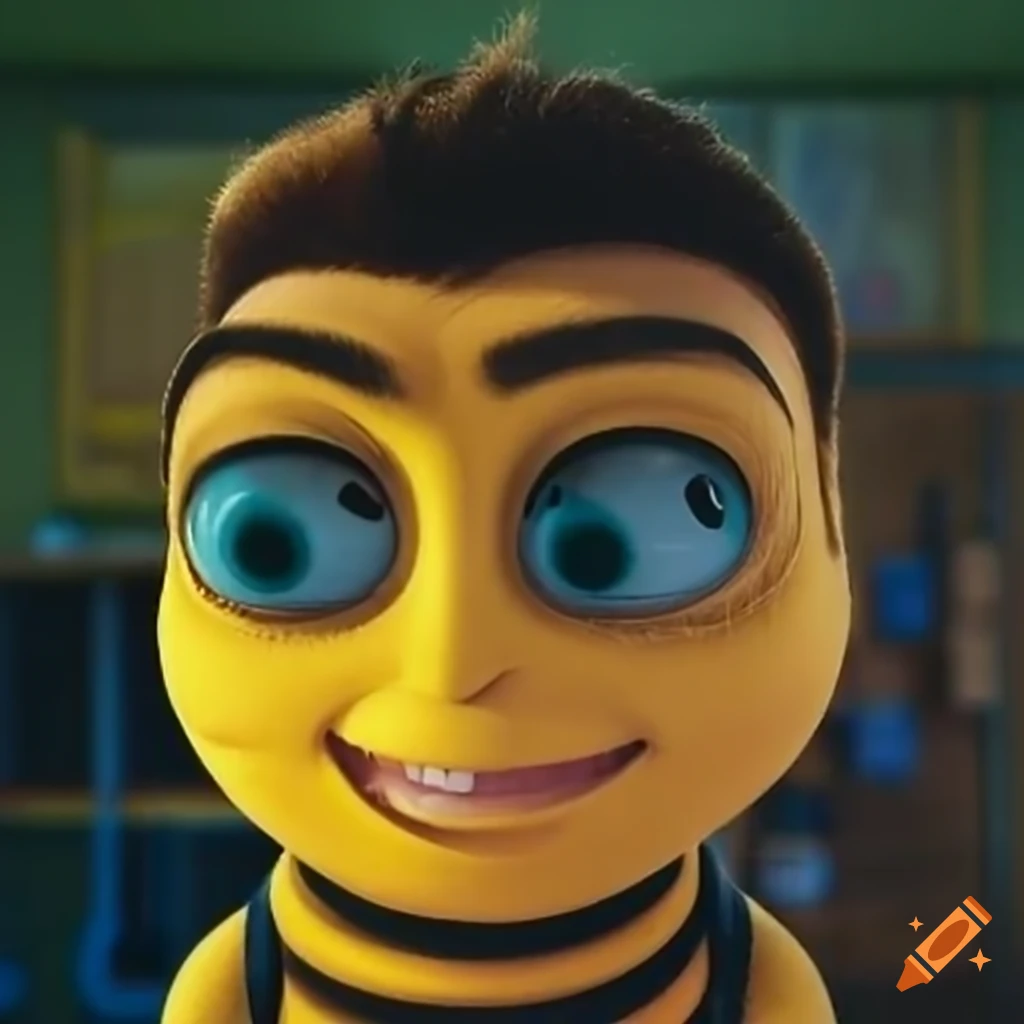 Barry b. benson hiding on the last day of school in a bee movie scene ...