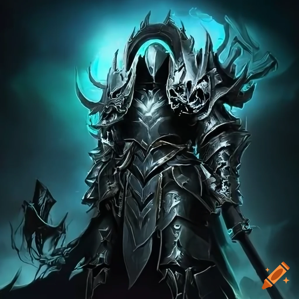 Death knight character on Craiyon