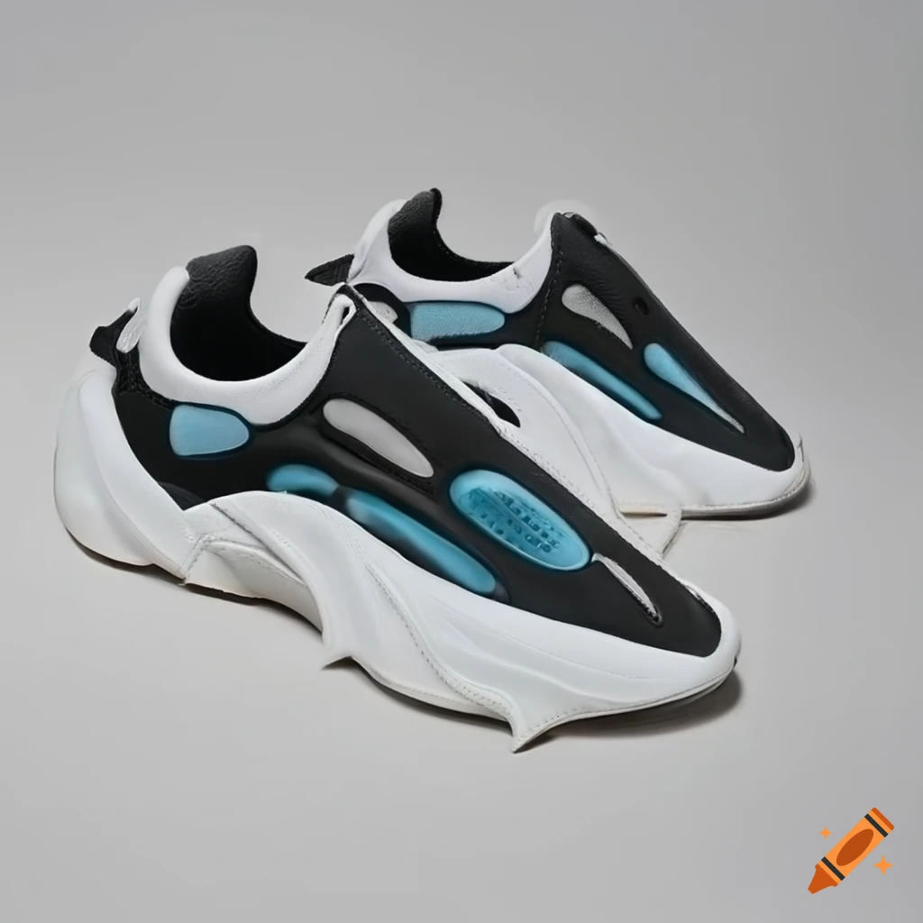 Futuristic alien spaceship design slip-on shoes inspired by yeezy 700v3 ...