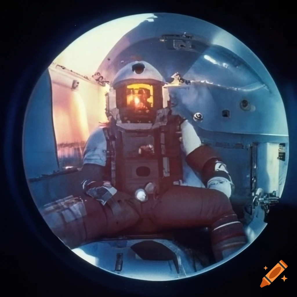 National geographic photograph of rom spaceknight from 1983 on Craiyon