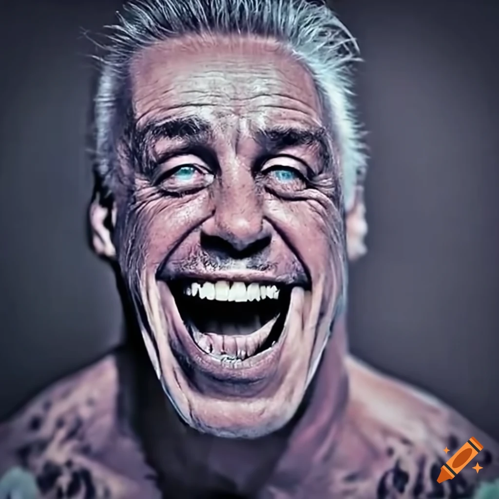 Till lindemann laughing on Craiyon