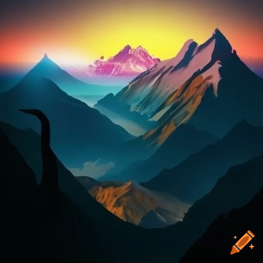 Mountainous and challenging landscape representing obstacles to ...