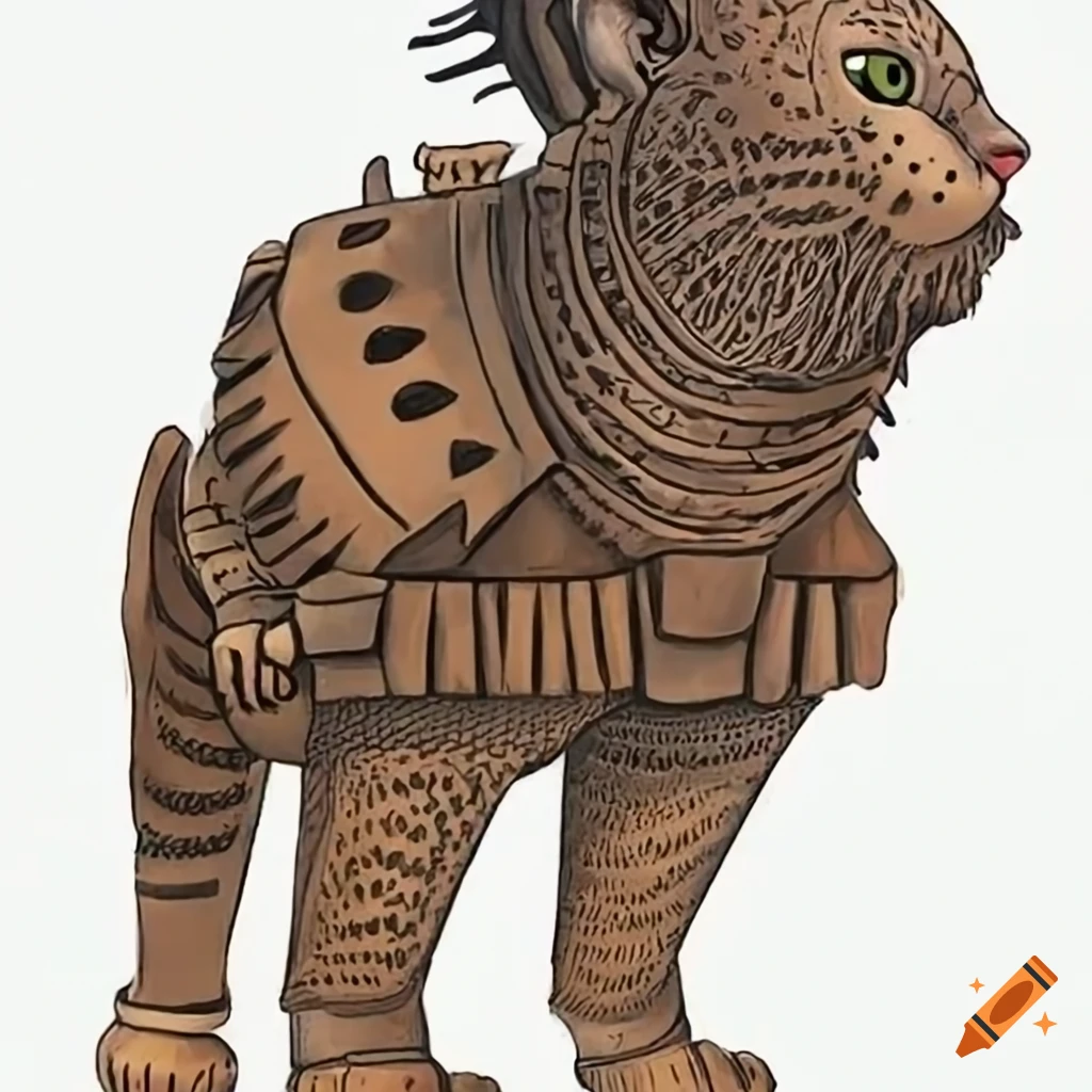 The trojan cat on Craiyon