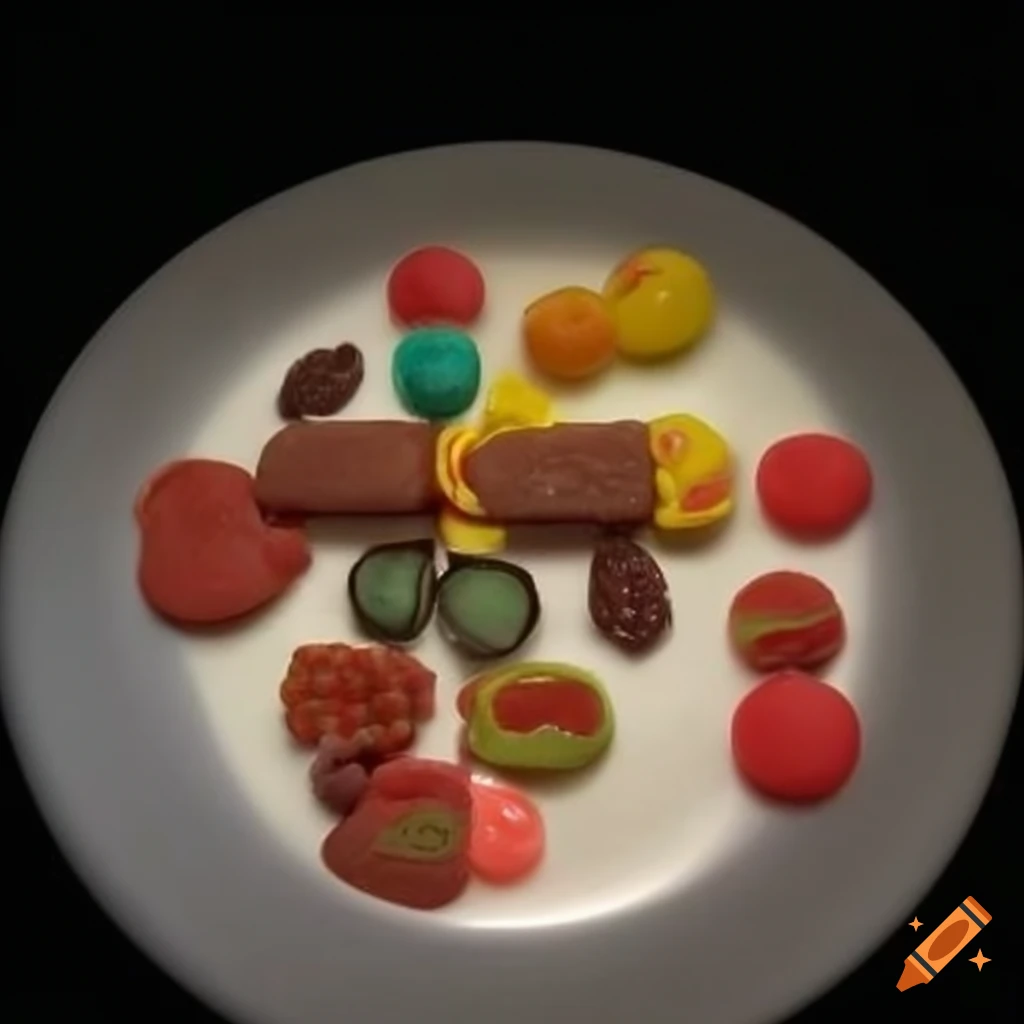 Autopsy made of sweets on Craiyon