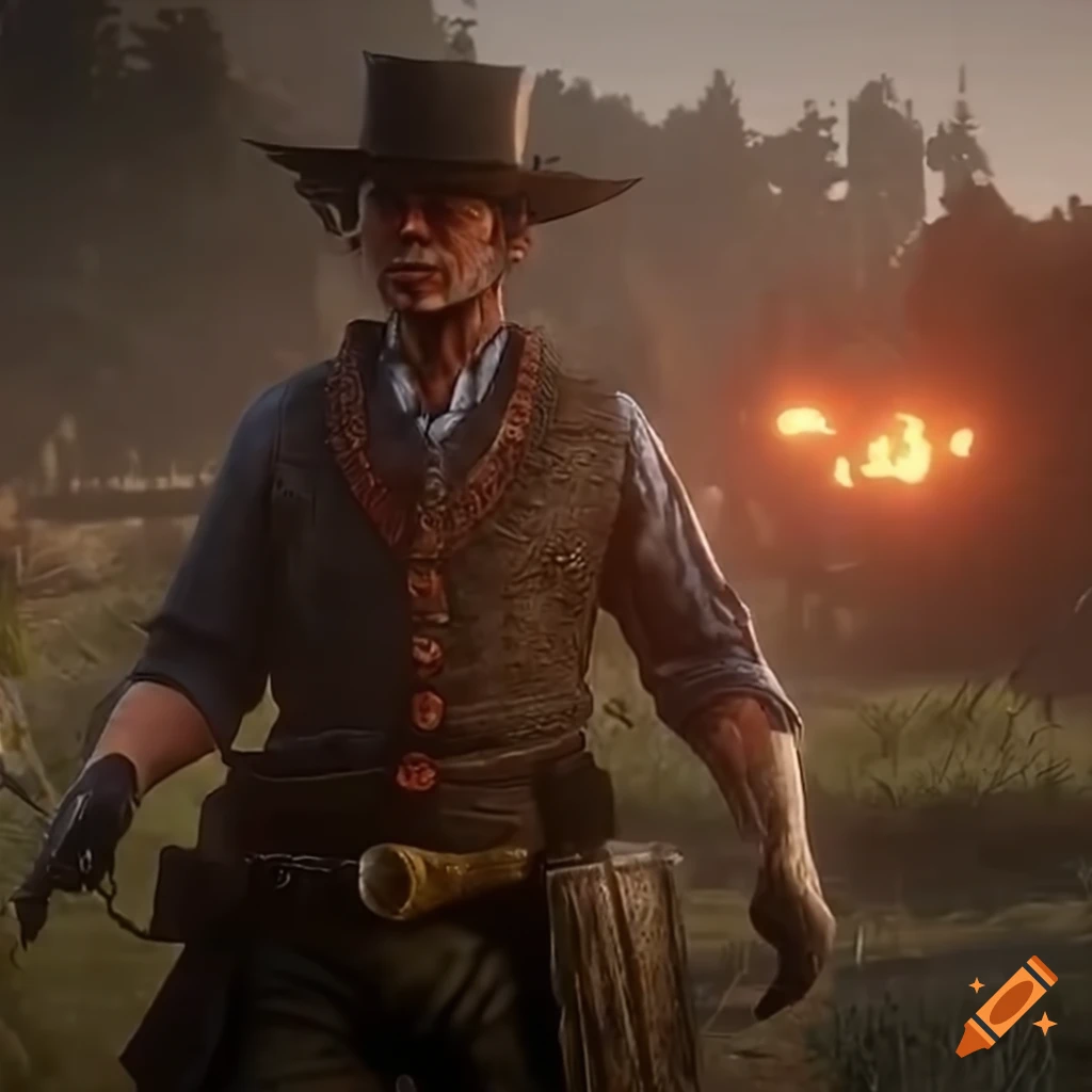 Red dead redemption 2 chapter 5 thumbnail on Craiyon