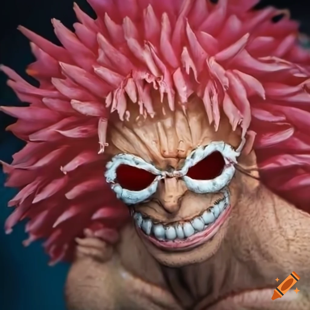 Realistic portrait of Doflamingo Donquixote on Craiyon