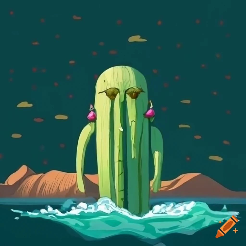 Cactus images created on Craiyon
