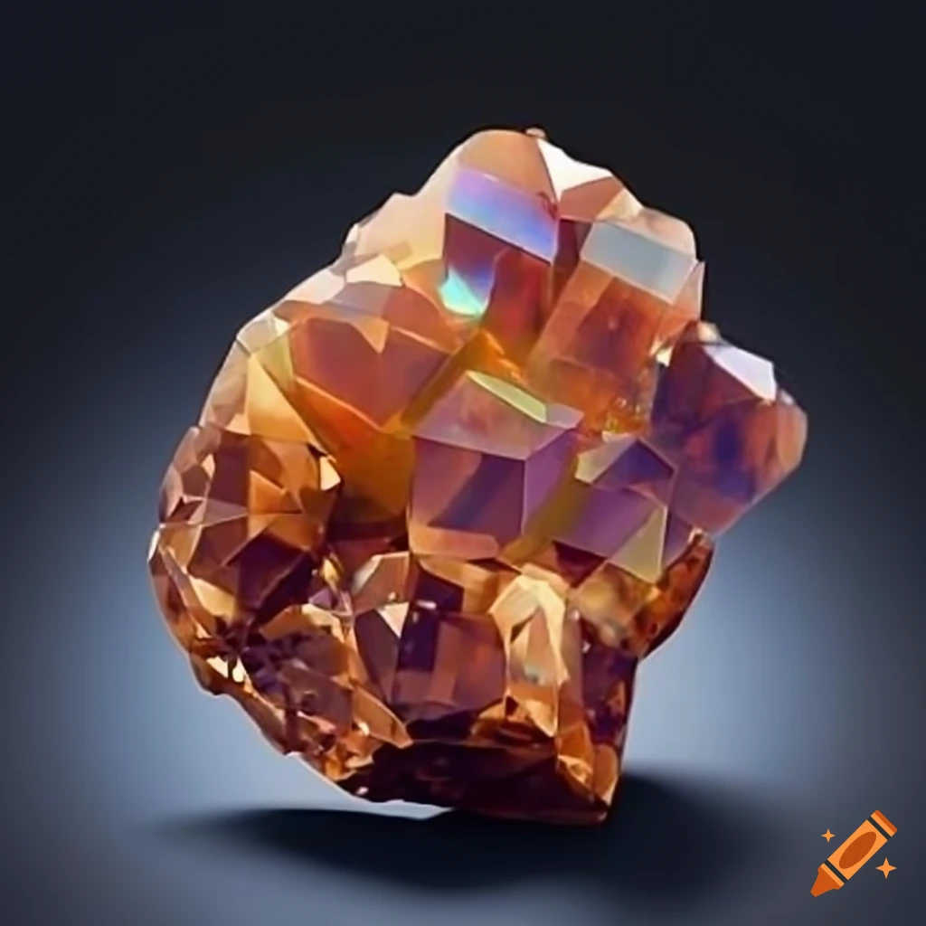 Rare ore gemstone on Craiyon