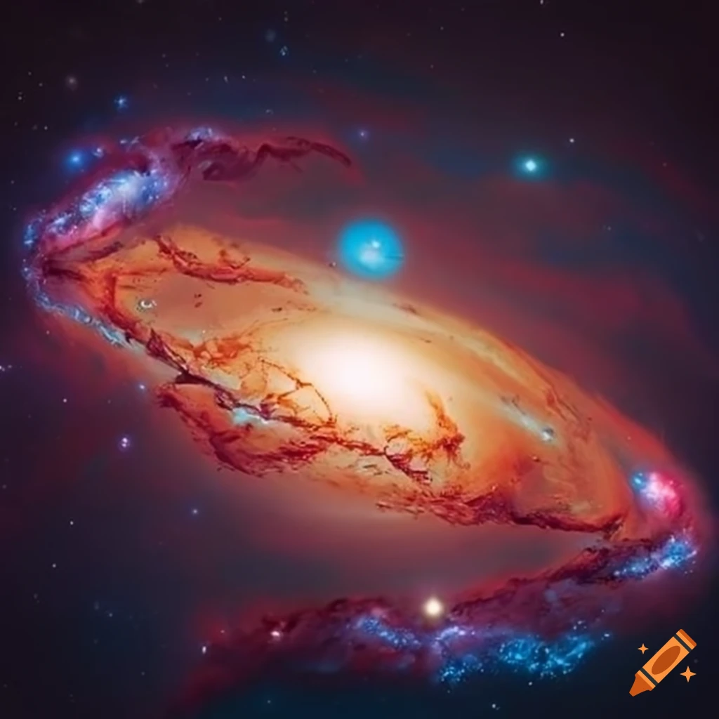 Galaxy deep space on Craiyon