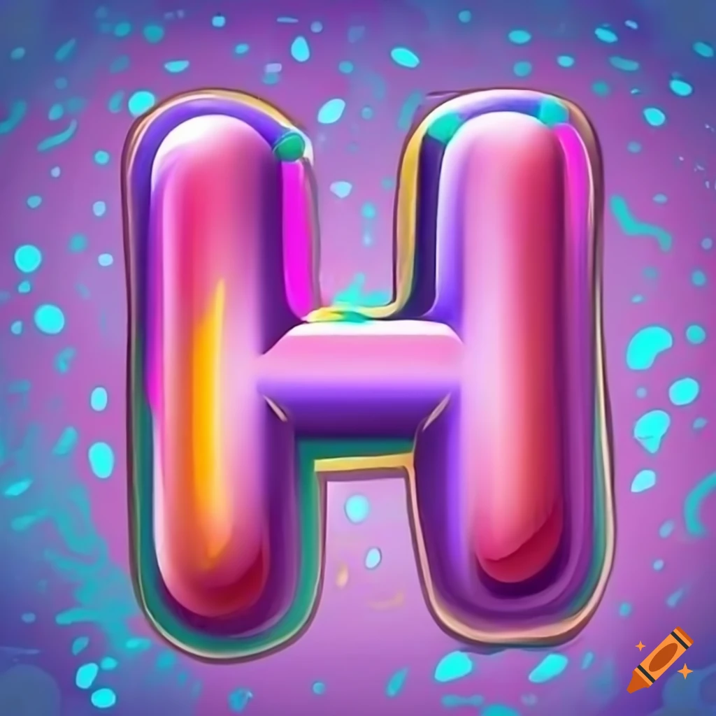 Detailed ultra-realistic 'm' letter in watercolor on Craiyon