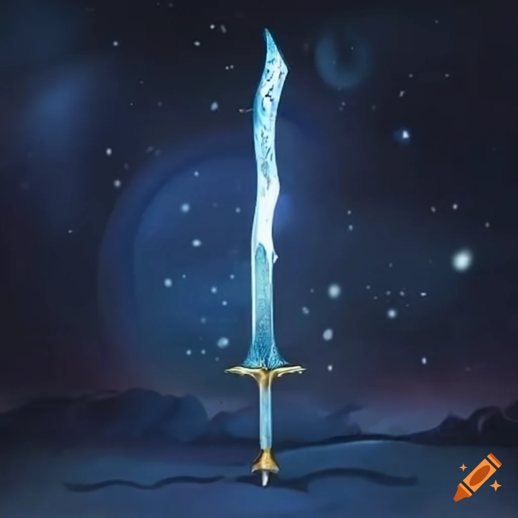 Moonlight sword on Craiyon