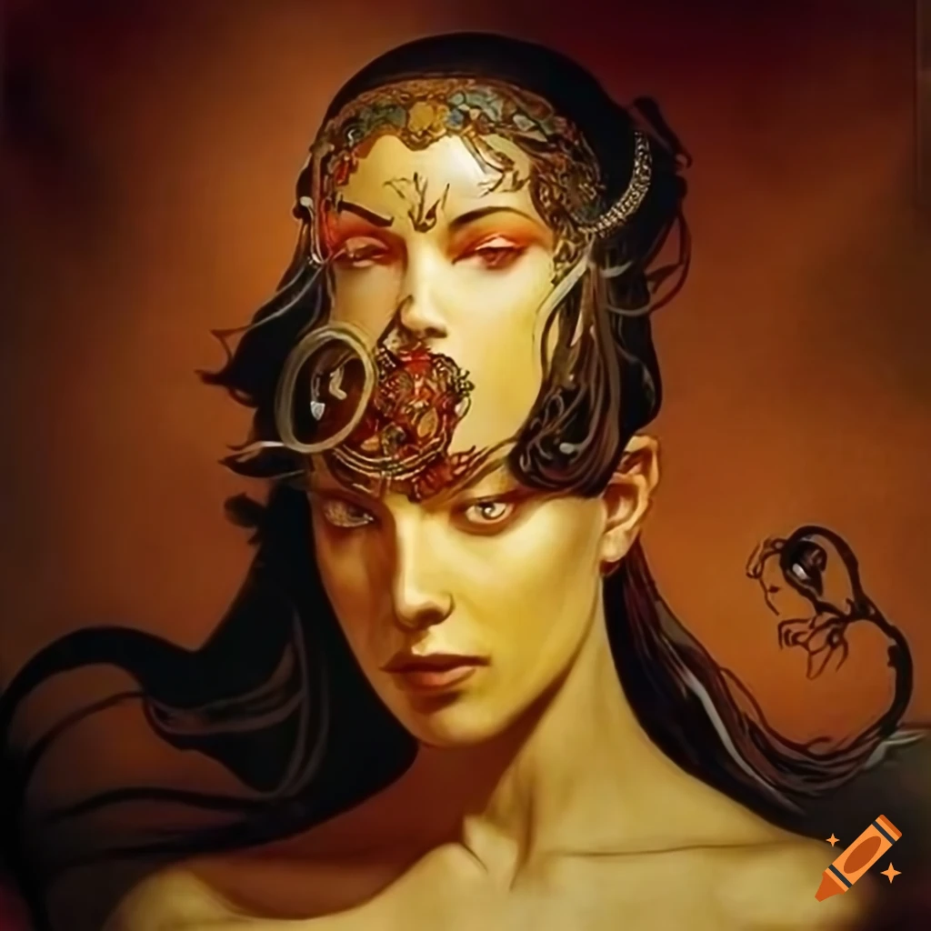 Super massive deep lighting artwork inspired by boris vallejo, alphonse ...