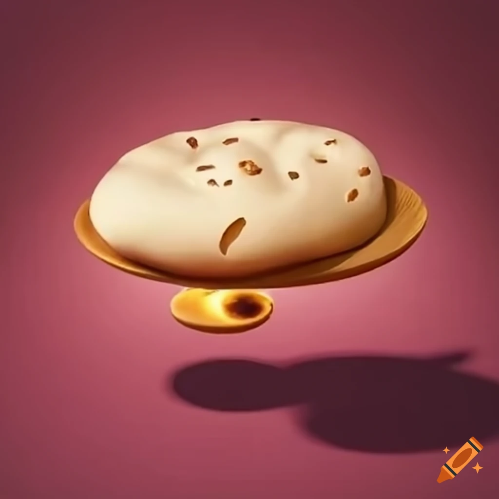 Rotating flying roti on Craiyon