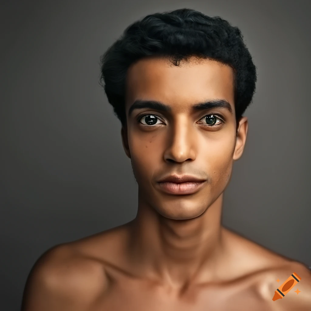 Group of men with Arabic features posing on the beach on Craiyon