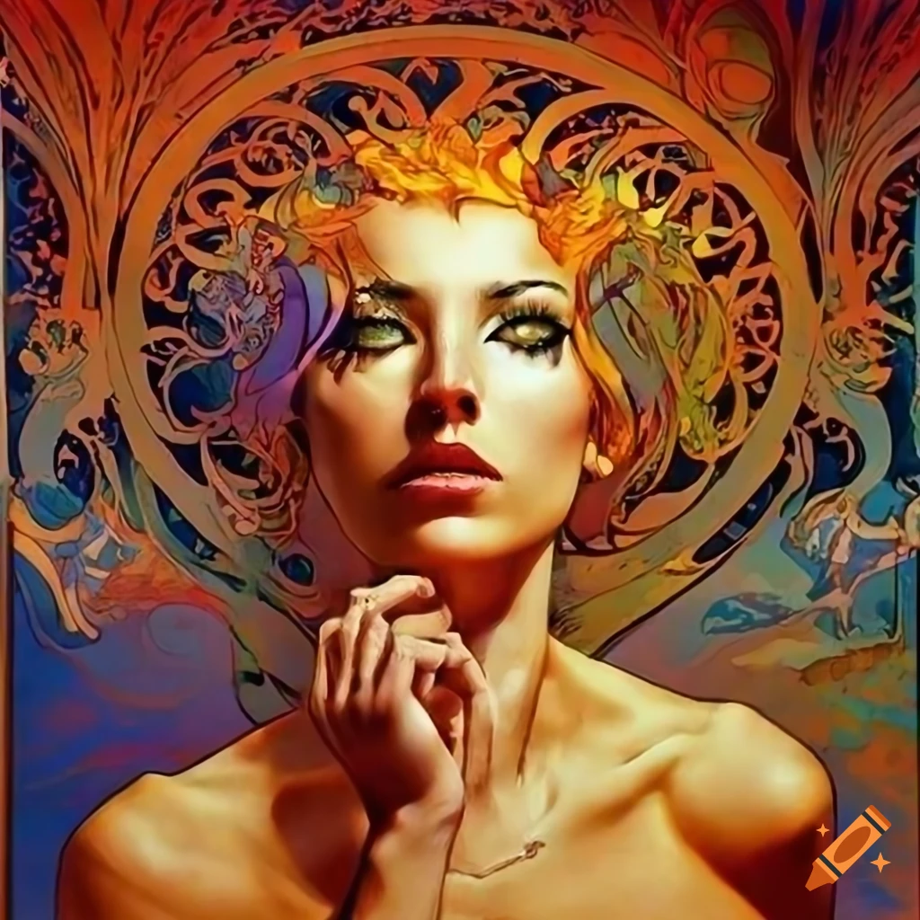 Iridescent Fire Tiger with deep Ember lighting inspired by Boris ...