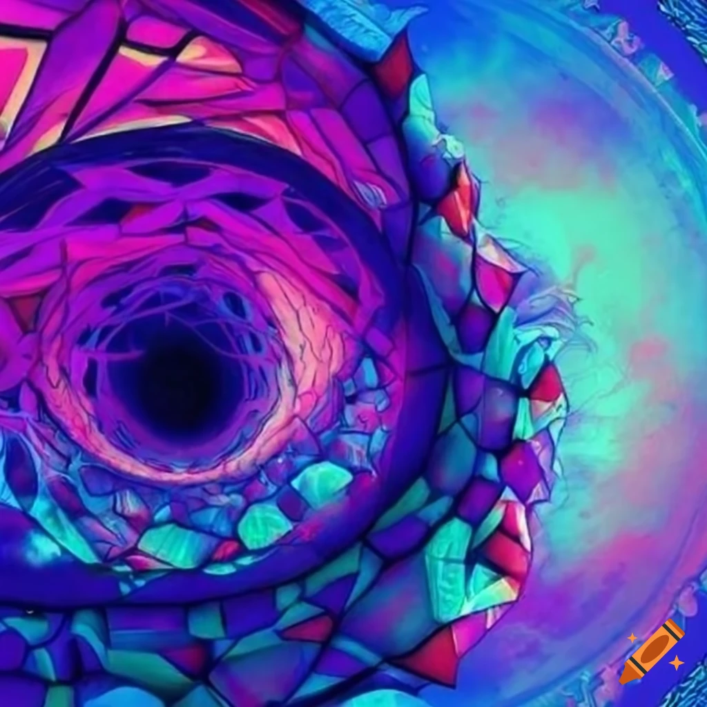 Abstract esoteric geometric shapes on Craiyon