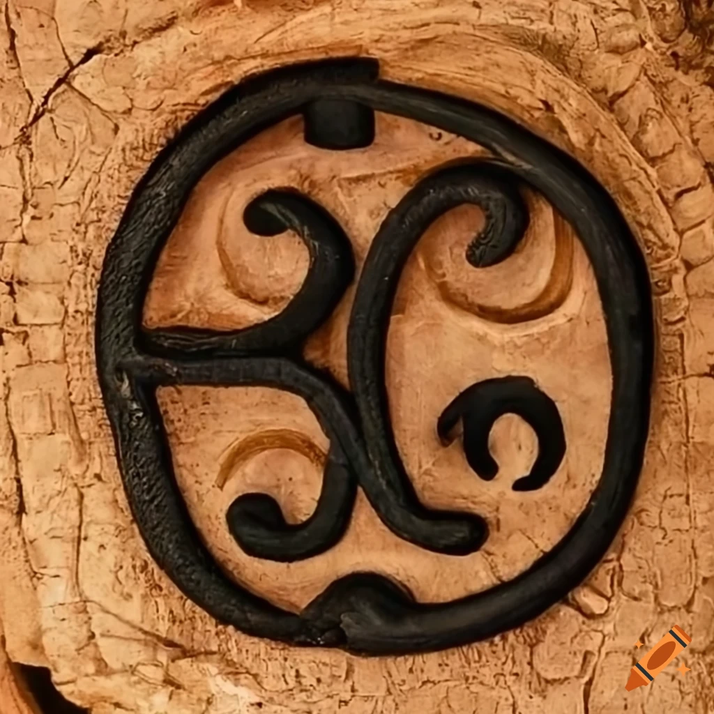 African Adinkra symbols from Ghana on Craiyon