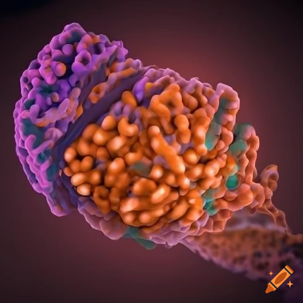 Calprotectin protein structure in a scientific setting on Craiyon