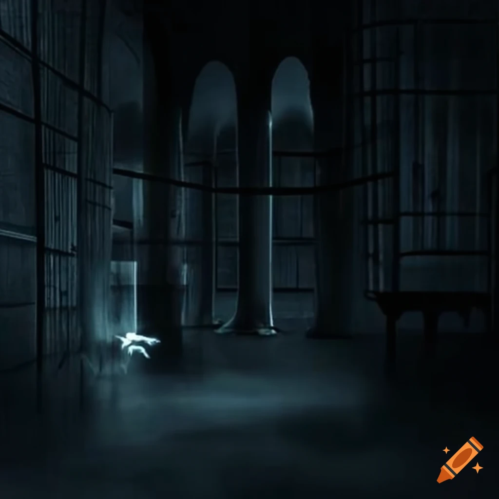 Mysterious science lab at night on Craiyon