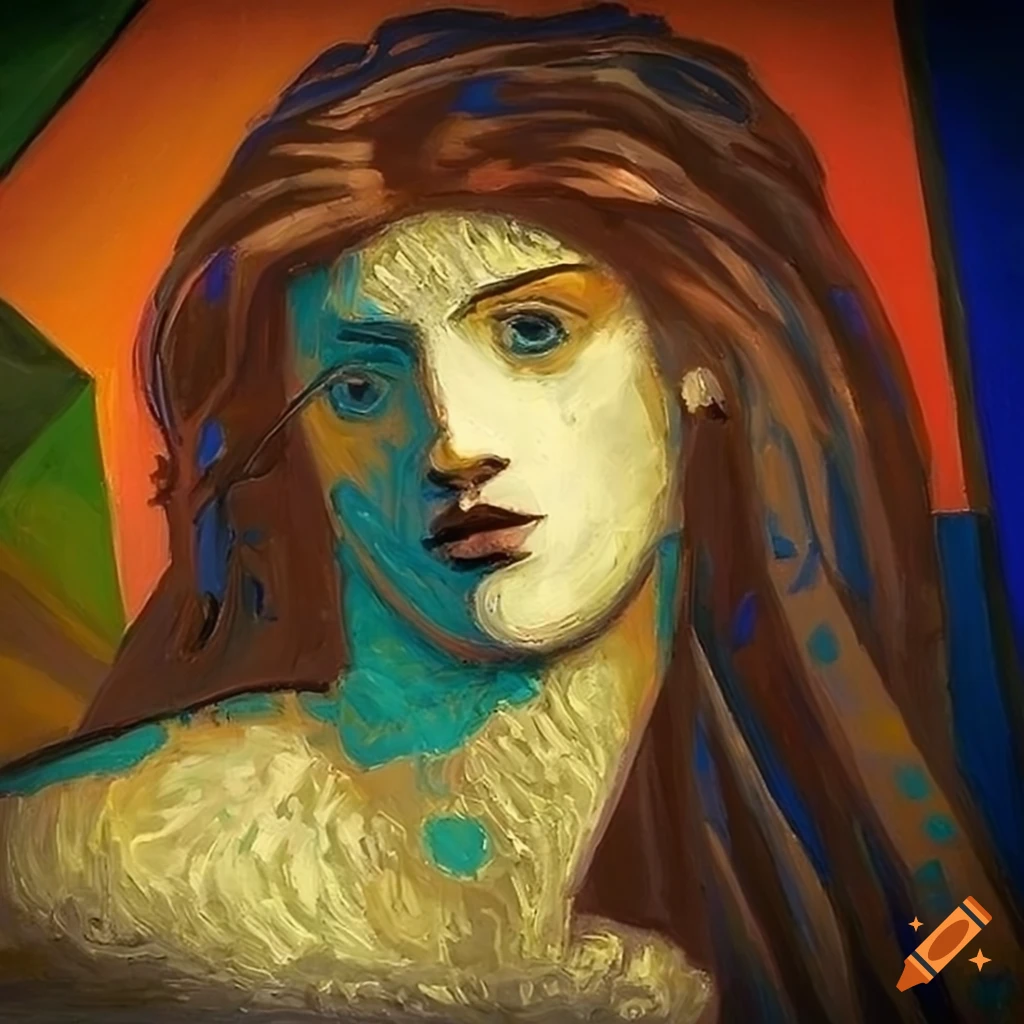 Abstract composition in bronze with geometric art depicting the contour ...