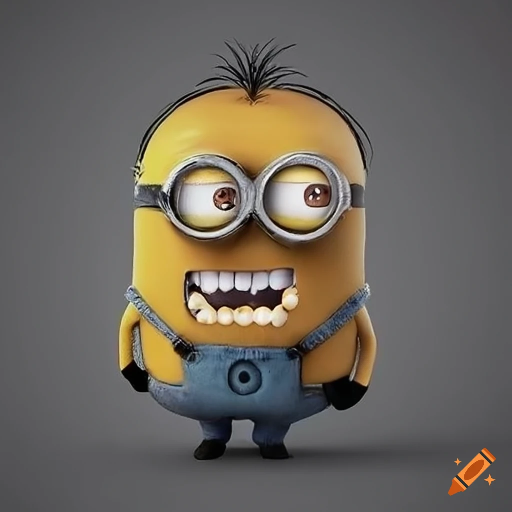 African minion character on Craiyon