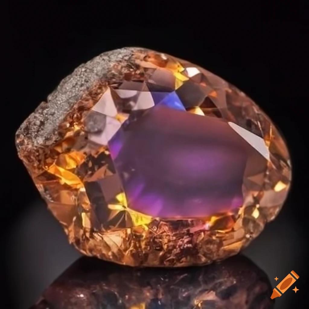 African gem jeweled stones on Craiyon