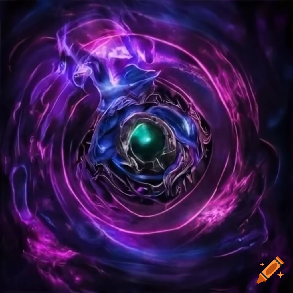 Yu-Gi-Oh card design for Seal of The Dark Lair - Corrupted Abyss Fusion ...