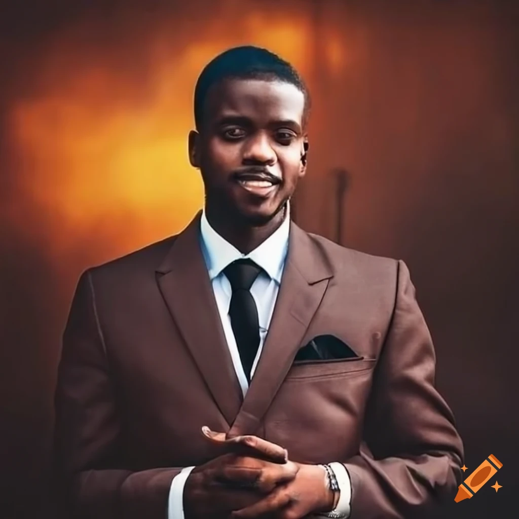 Portrait of Prince Kuda, a young man known for business and ...