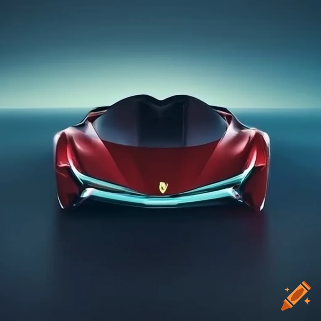 2025 ferrari hybrid car concept design on Craiyon