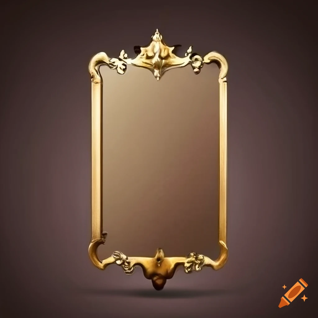 Brass handmade empty victorian style sign with space for text on Craiyon