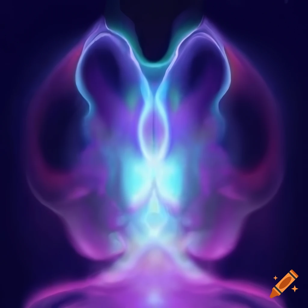 Ethereal entity of white light creating Aurora on Craiyon