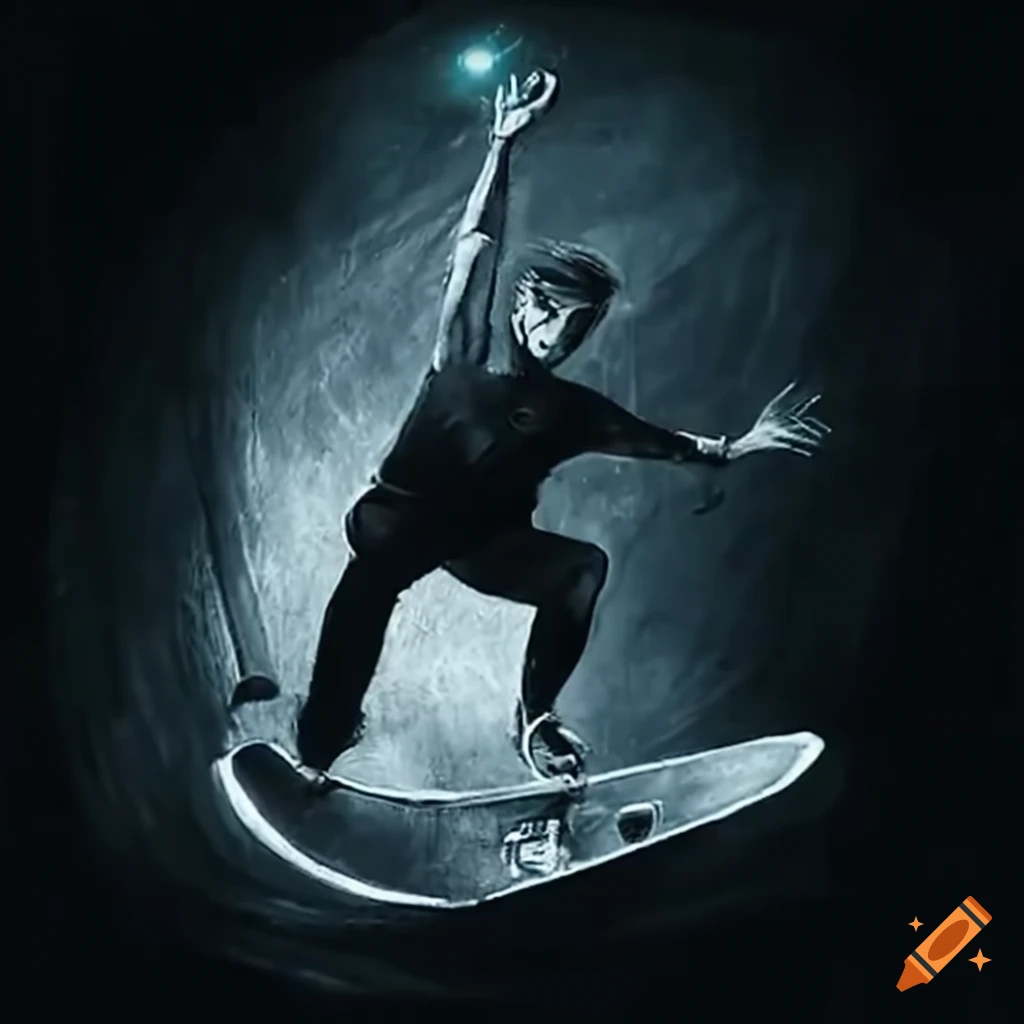 Tony hawk skateboarding on a glowing glass vert ramp near an event ...