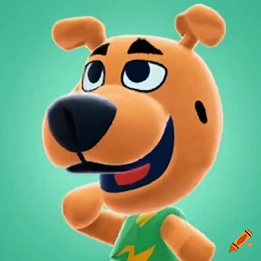 Fred from scooby doo in animal crossing on Craiyon