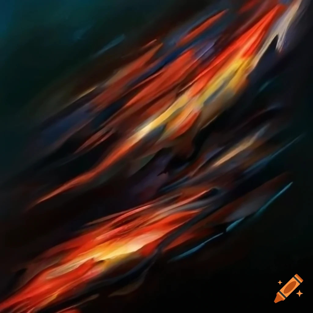 Abstract art with a revulsion theme on Craiyon