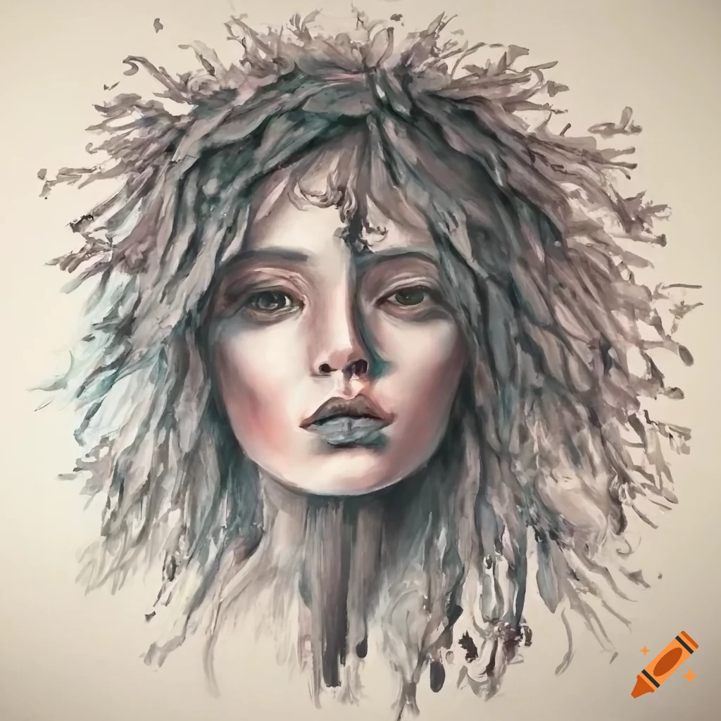 Deep tone painting with a tree as the centerpiece on Craiyon