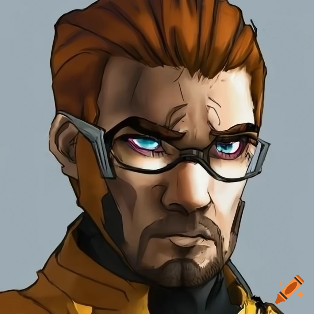 Emo gordon freeman on Craiyon