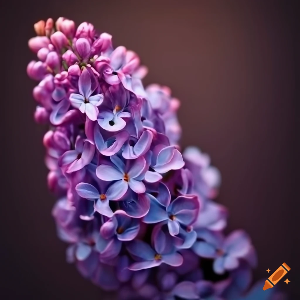 Lilac plant on Craiyon