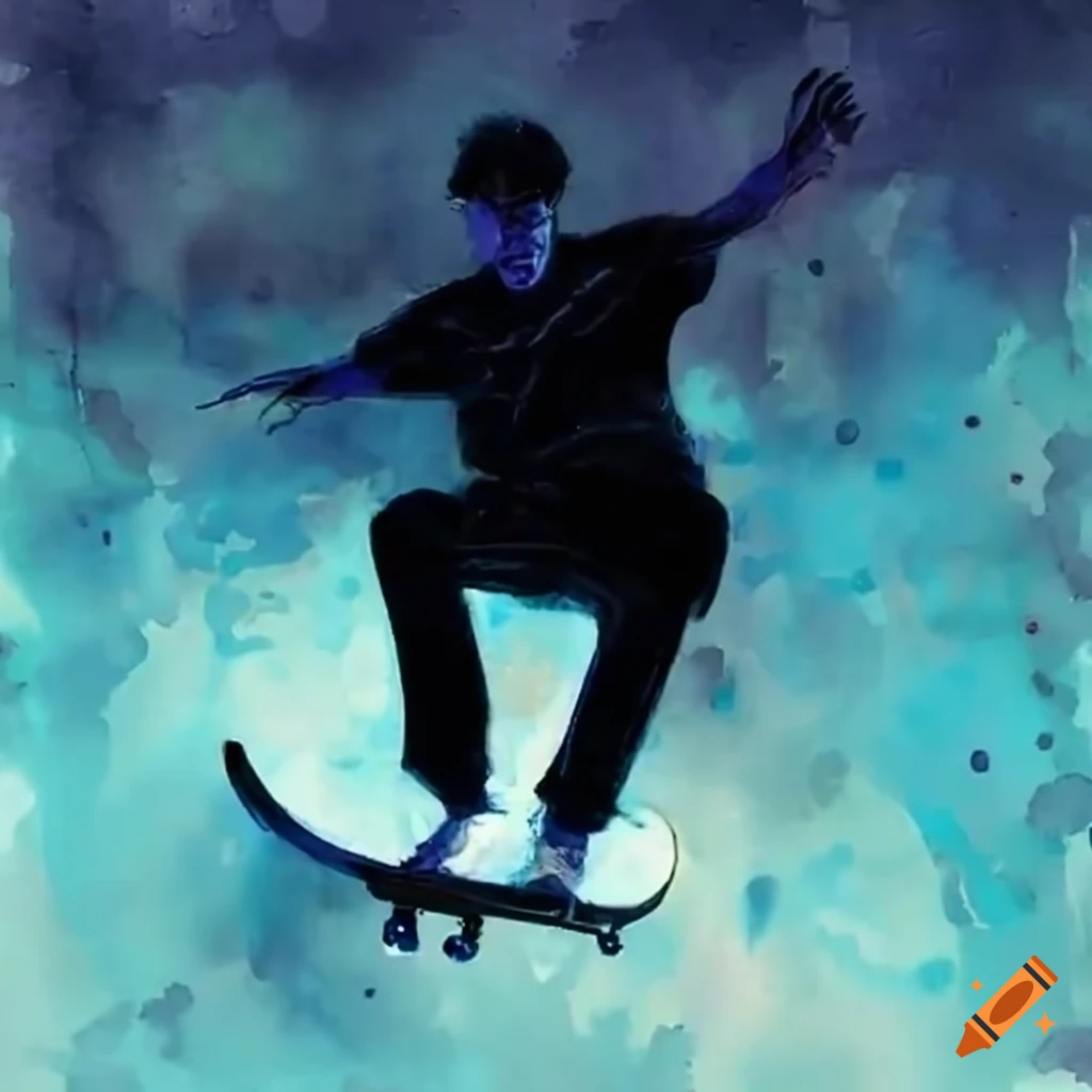 Tony hawk skateboarding on a glowing glass vert ramp near an event ...
