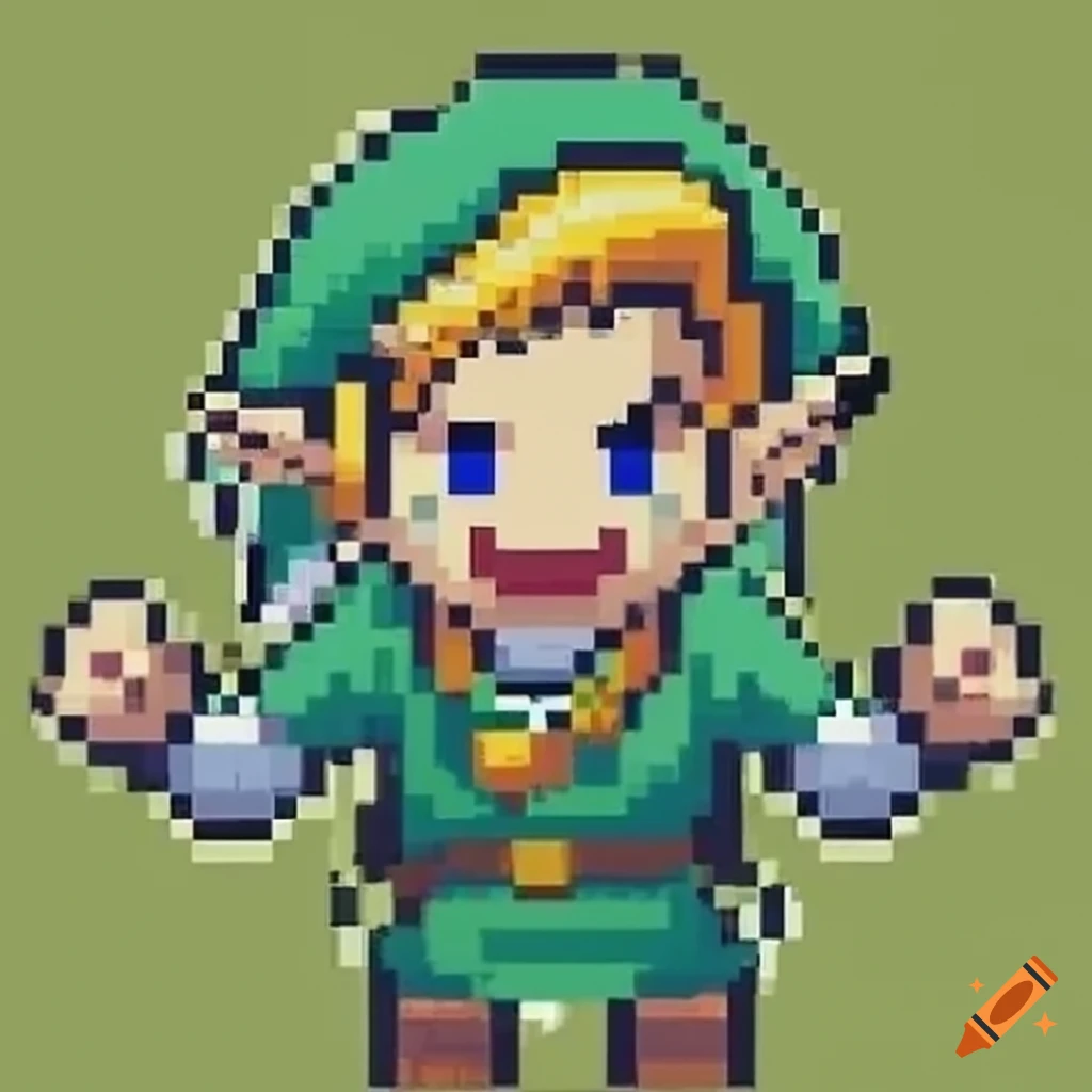 Pixel Art Link Old