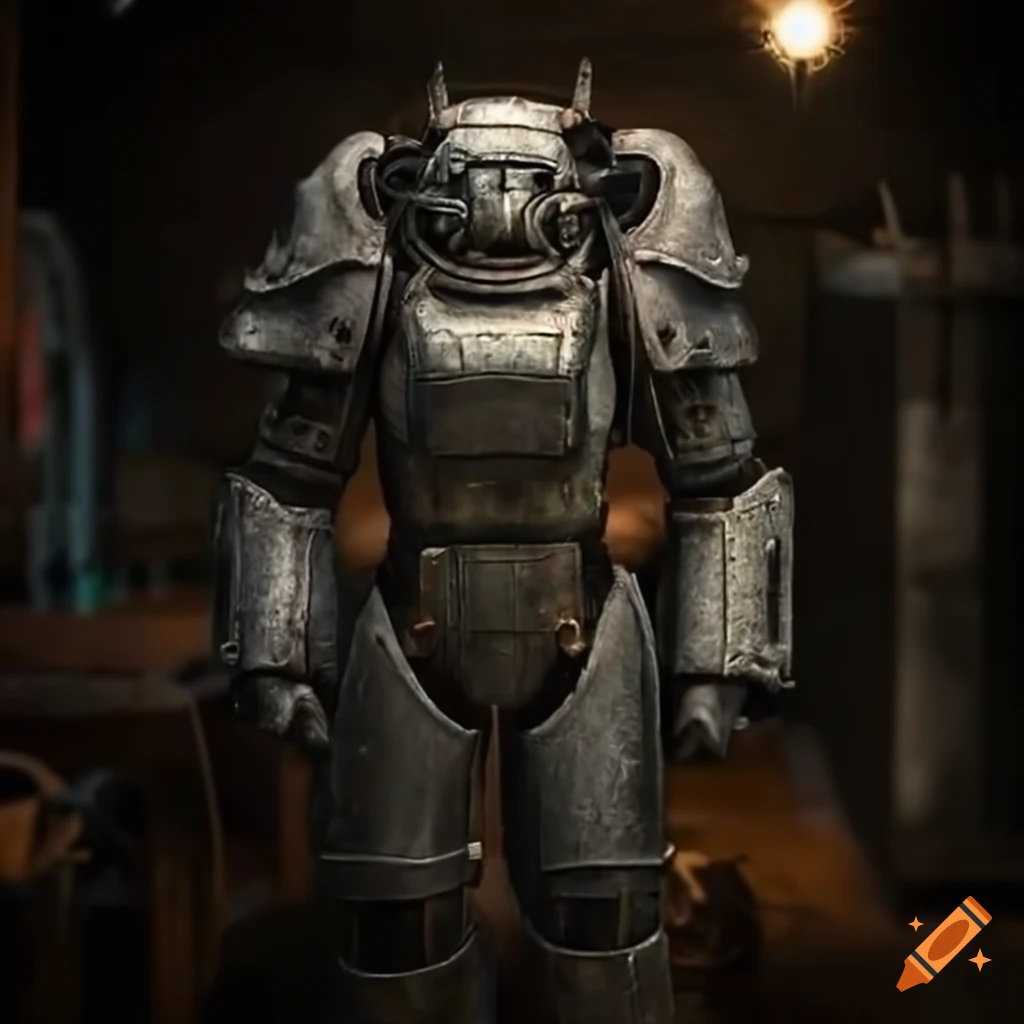 Detailed fallout power armor with vietnamese influences on Craiyon