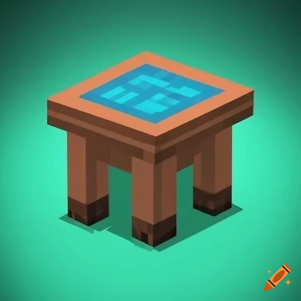 Minecraft enchantment table on Craiyon