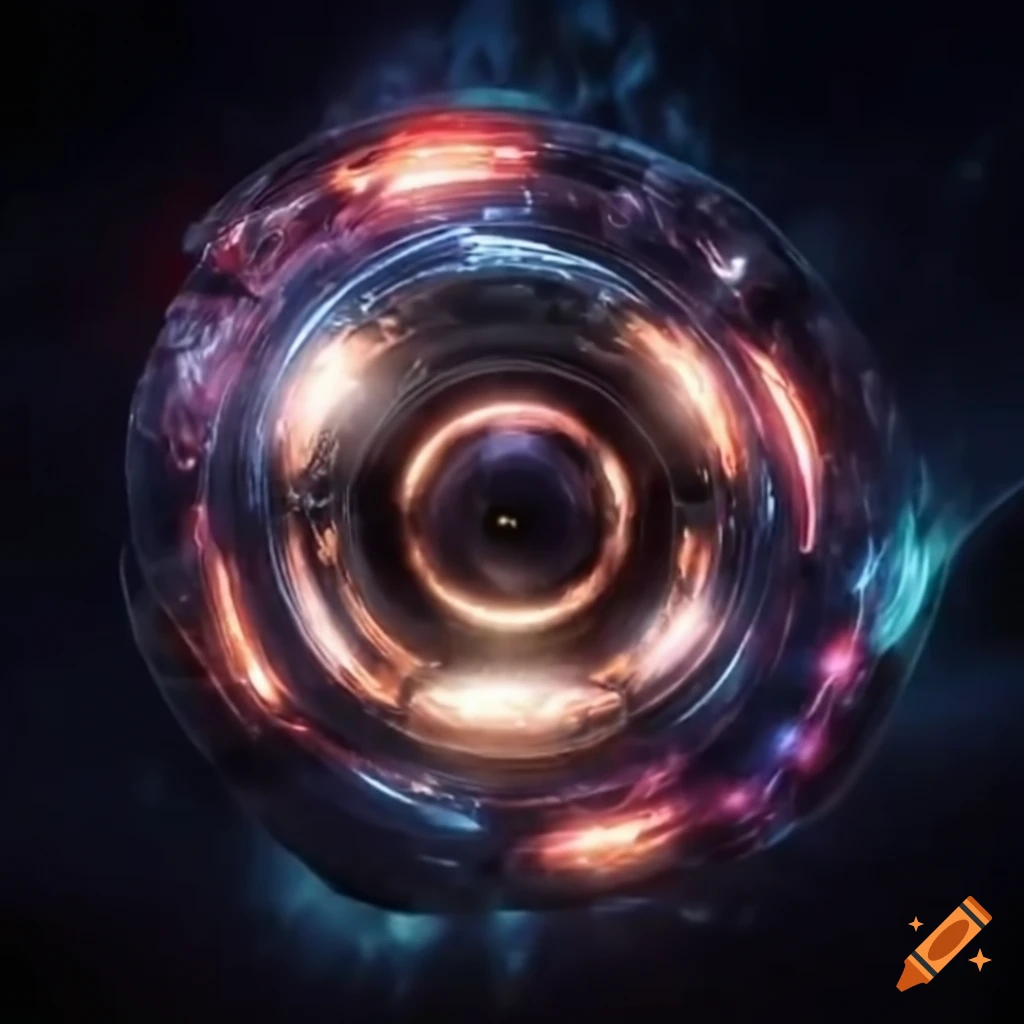 Super fast spinning orb Nexus center core wheel on Craiyon